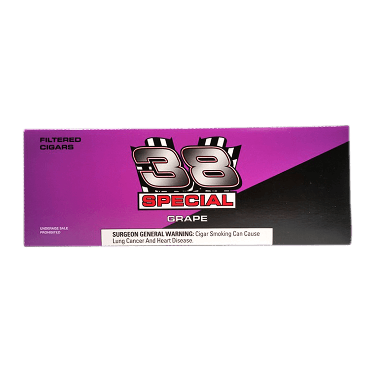 Thirty Eight Special Filtered Cigars Grape 3.2x20 Natural 10 Gói 20 200 ...