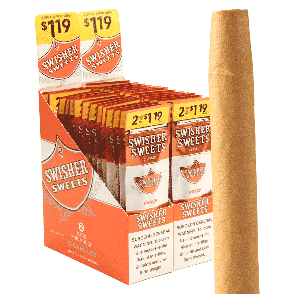 Swisher Sweets Cigarillos Peach | Xi-Ga